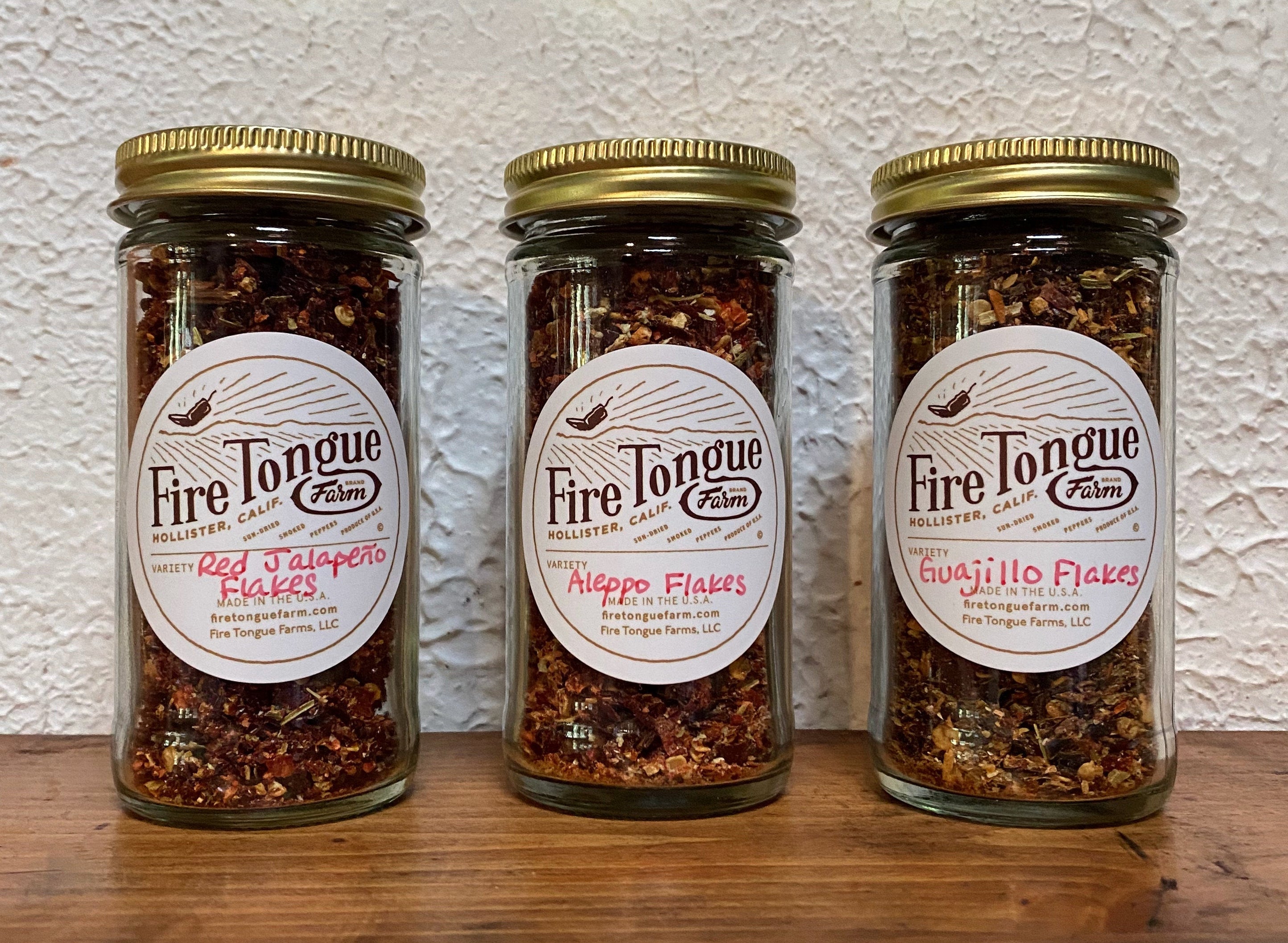 Dried Pepper Flakes Bundle | Fire Tongue Farms